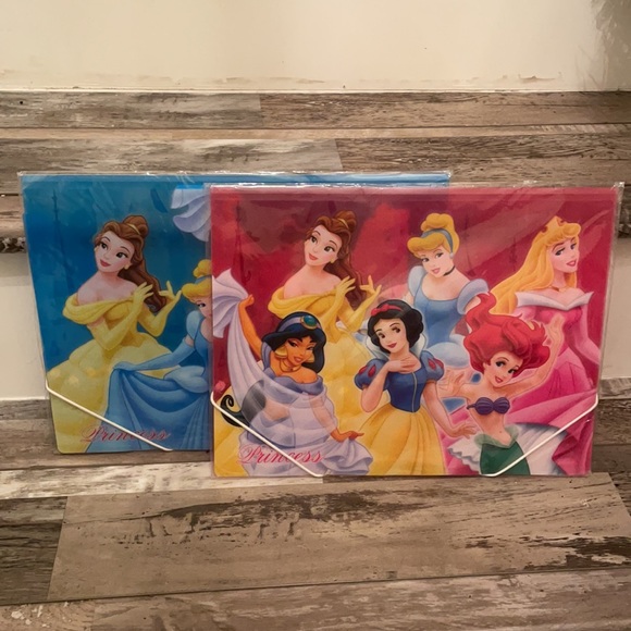Accessories | Disney Princess Pvc Folder M8 | Poshmark